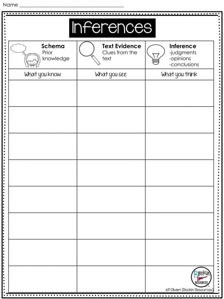 Pictures To Teach Inference