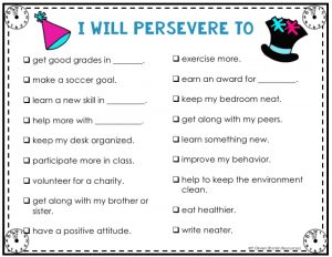 TEACHING THE CHARACTER TRAIT PERSEVERE - Rockin Resources