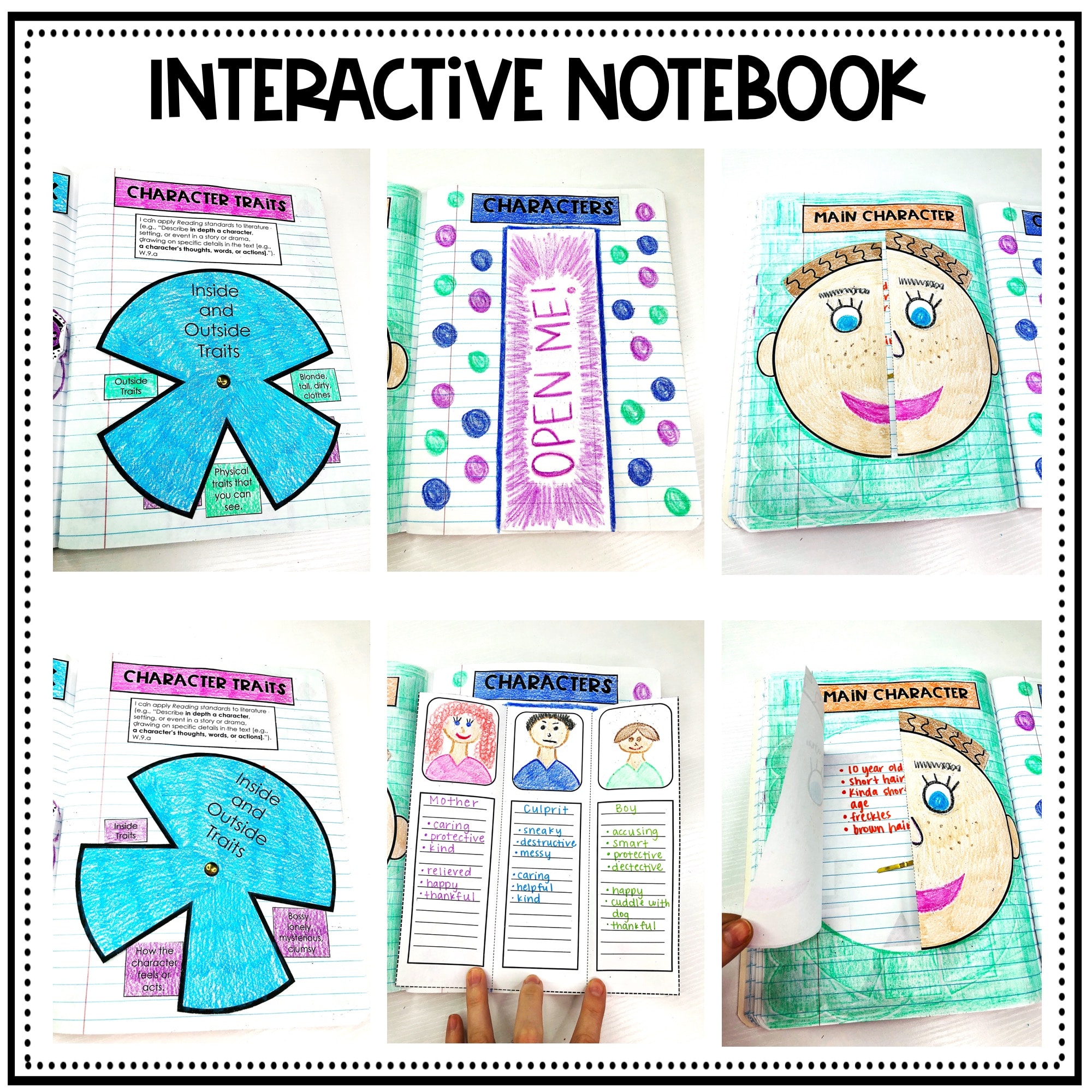 Character Traits Writing Mini Lesson Rockin Resources